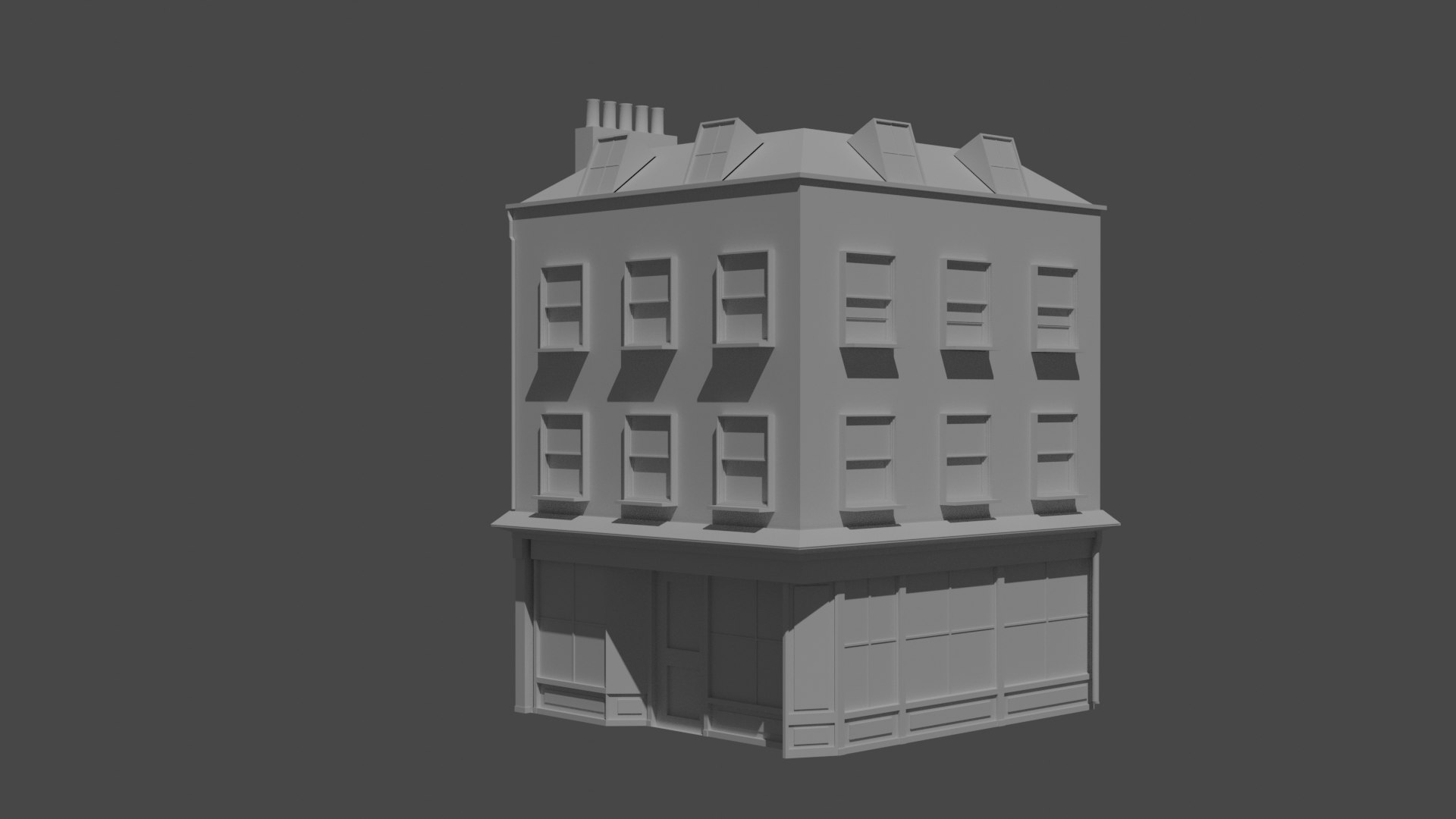 Store House 3D Model - TurboSquid 1558682