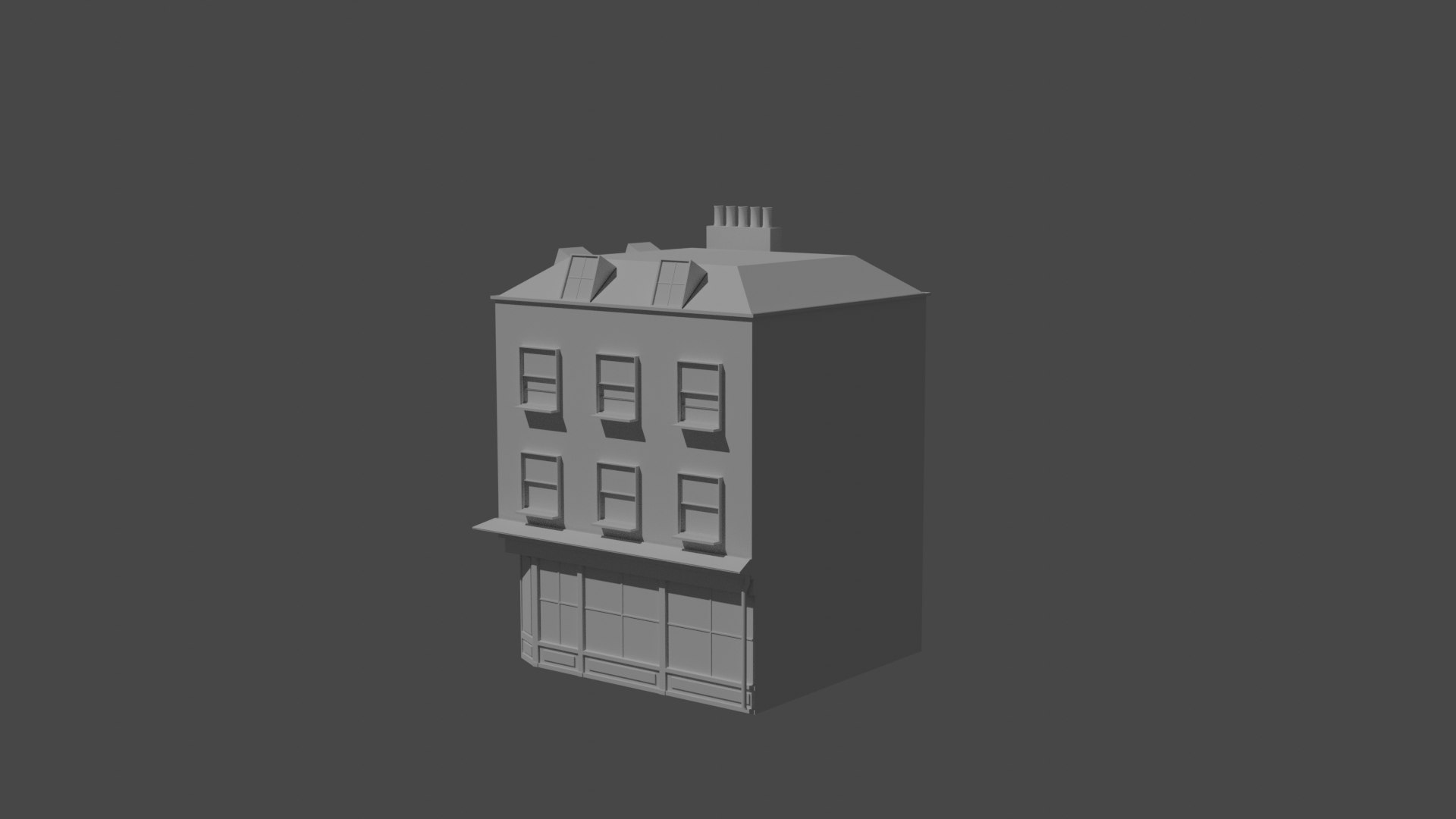 Store House 3D Model - TurboSquid 1558682