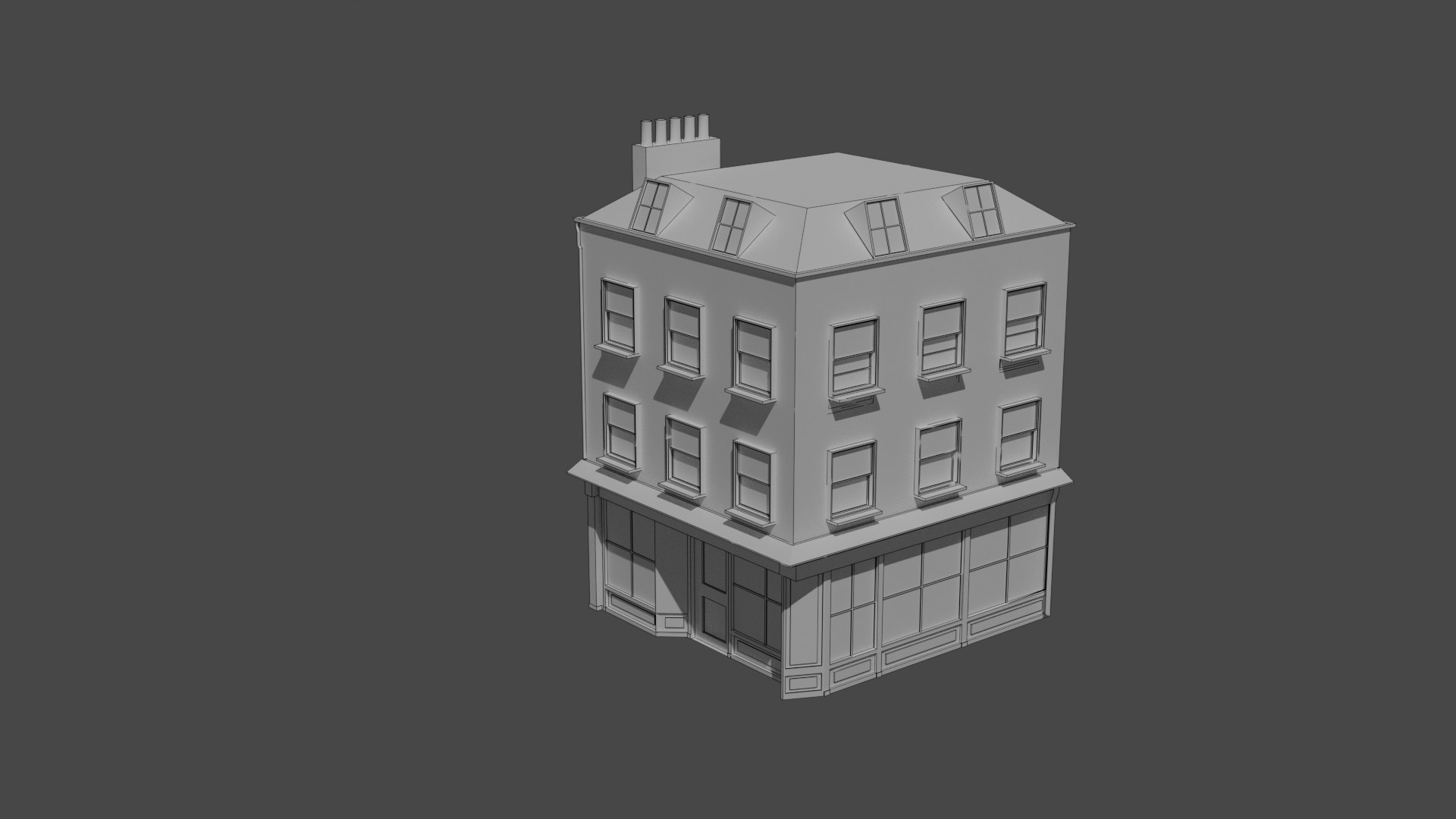 Store House 3D Model - TurboSquid 1558682