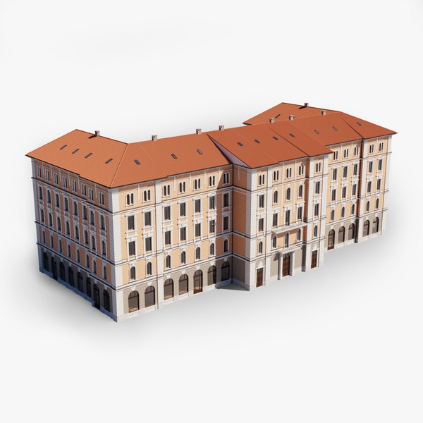 residential building 3d model