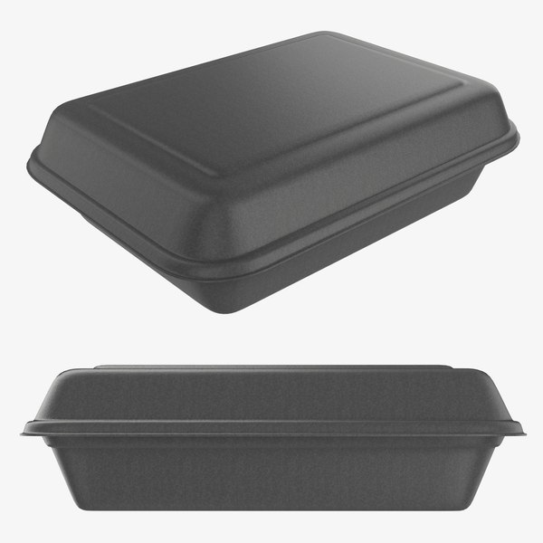 Take-out lunch polystyrene box 05 closed3Dモデル - TurboSquid 1686097