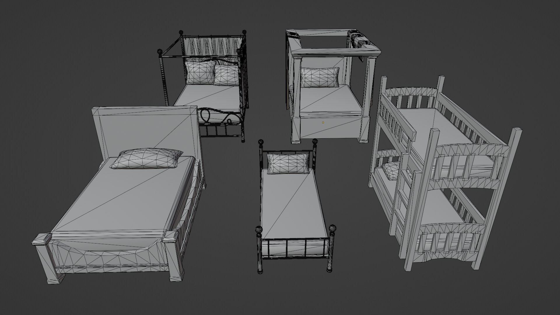 Big Set Of Old Furtinure 35 Objects 3D Model - TurboSquid 2101419