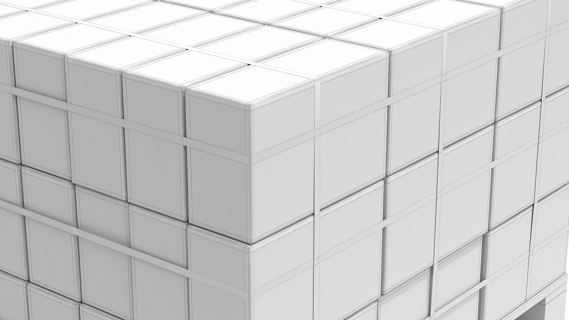 Wooden Pallet with Bricks Stack PBR 02 3D model - TurboSquid 2183080