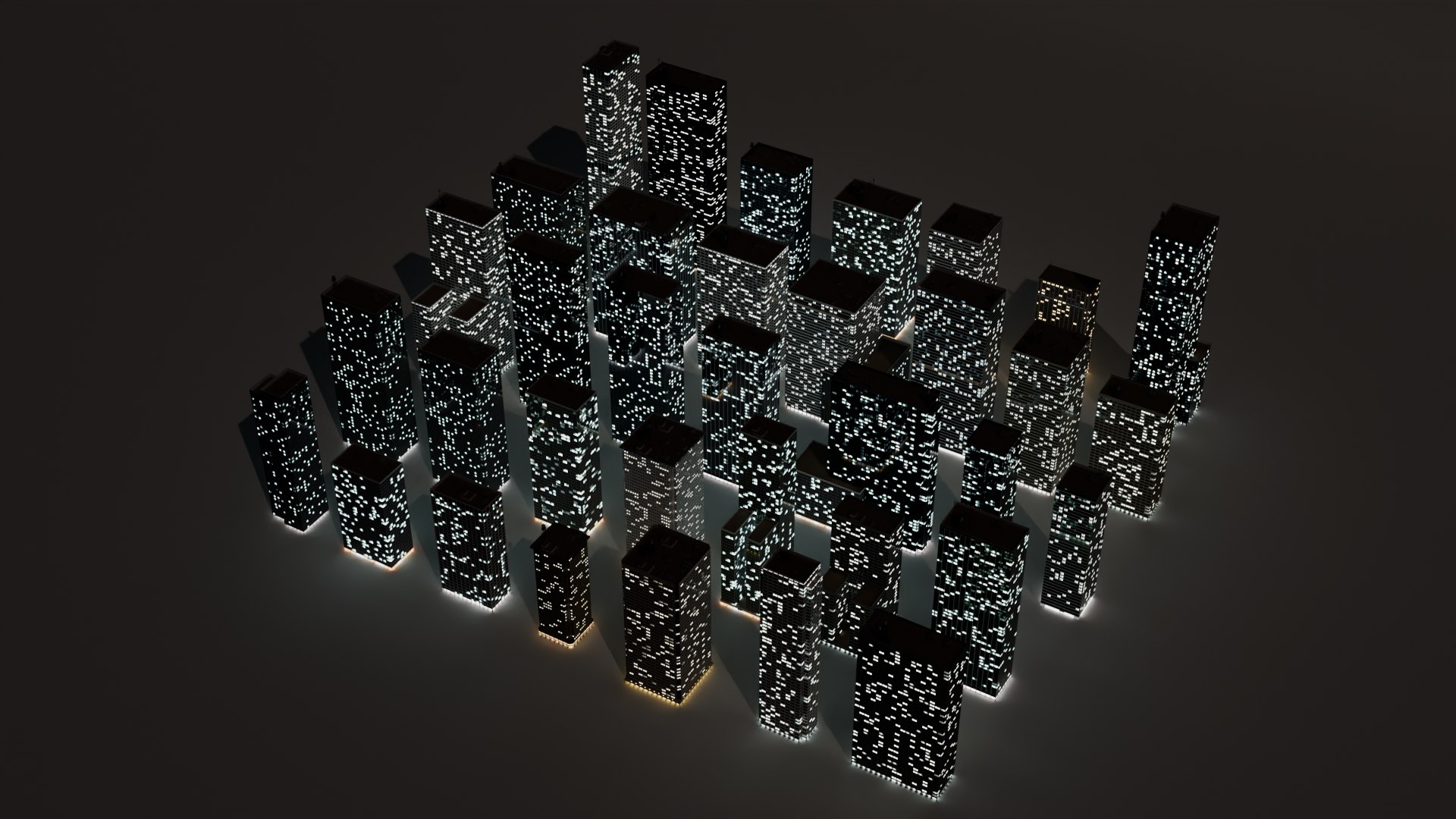 Skyscrapers - Tall Buildings 3D Model - TurboSquid 2219350