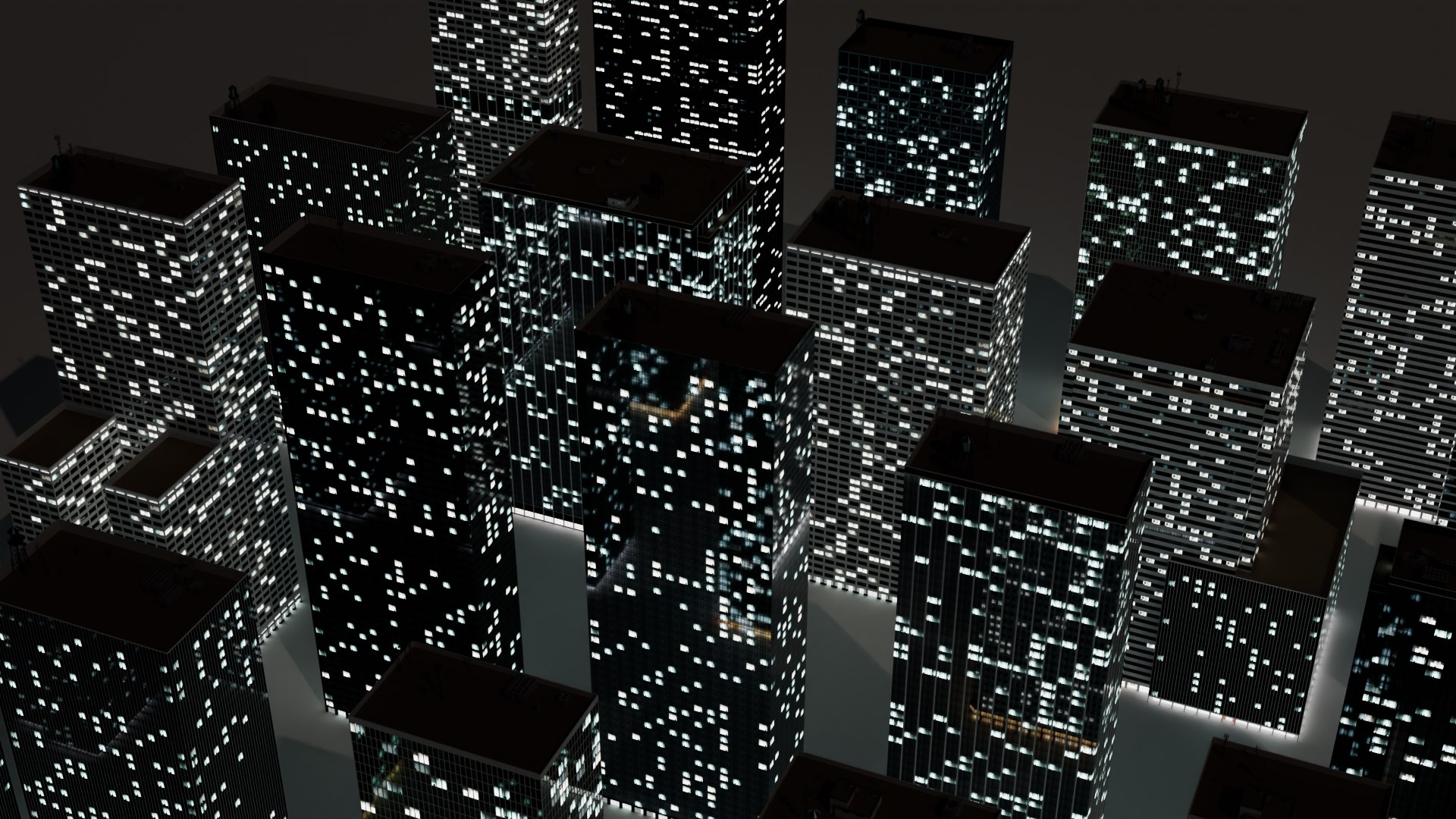 Skyscrapers - Tall Buildings 3D Model - TurboSquid 2219350