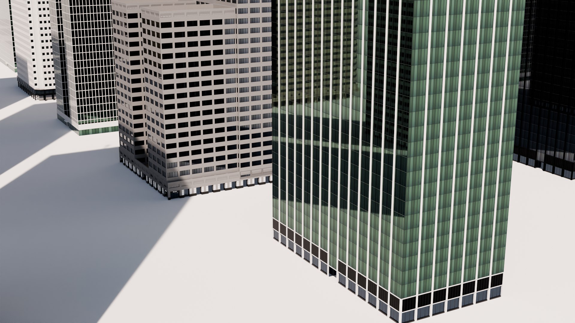 Skyscrapers - Tall Buildings 3D Model - TurboSquid 2219350
