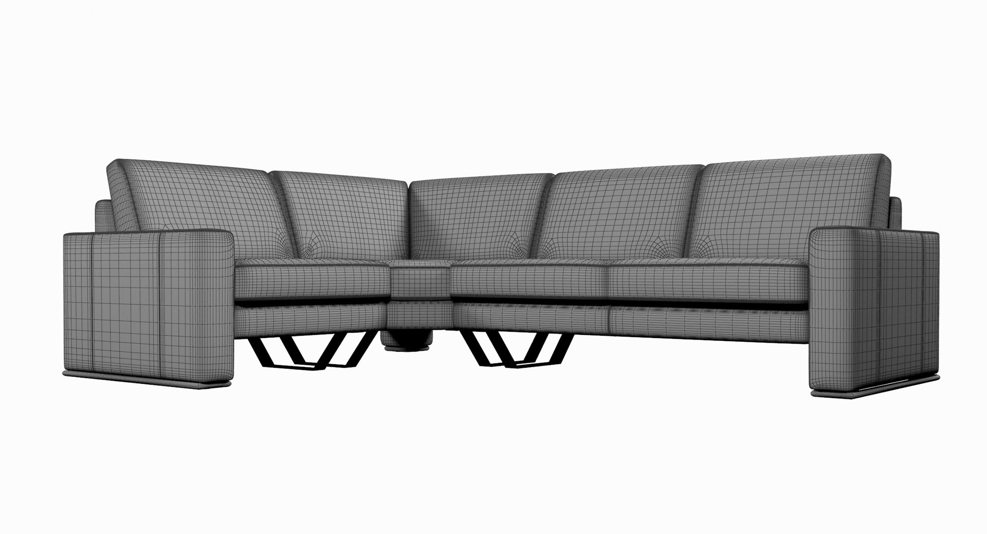Modular sofa 3D model - TurboSquid 1708244