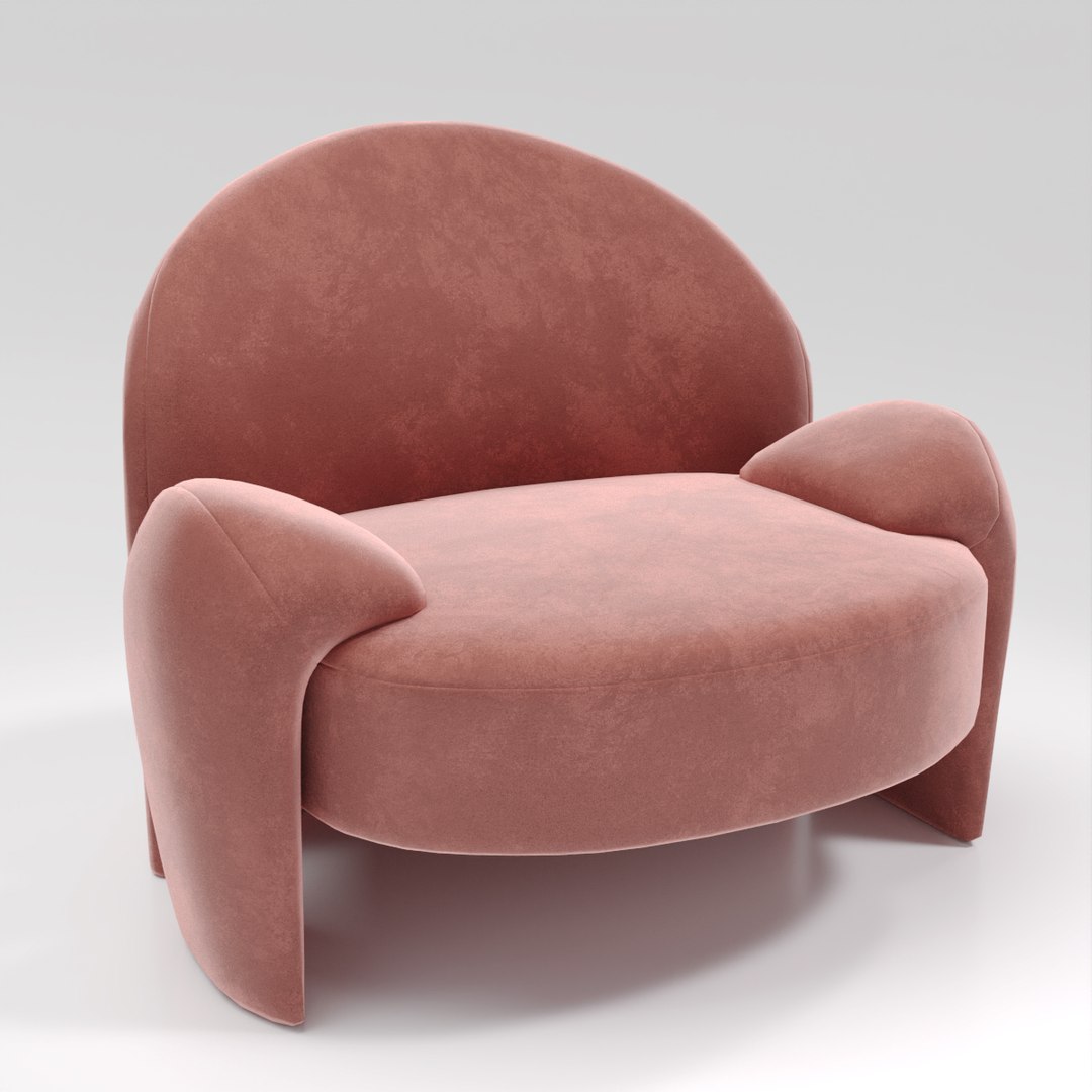 modelo 3d AMA Armchair By Paolo Castelli - TurboSquid 2018212