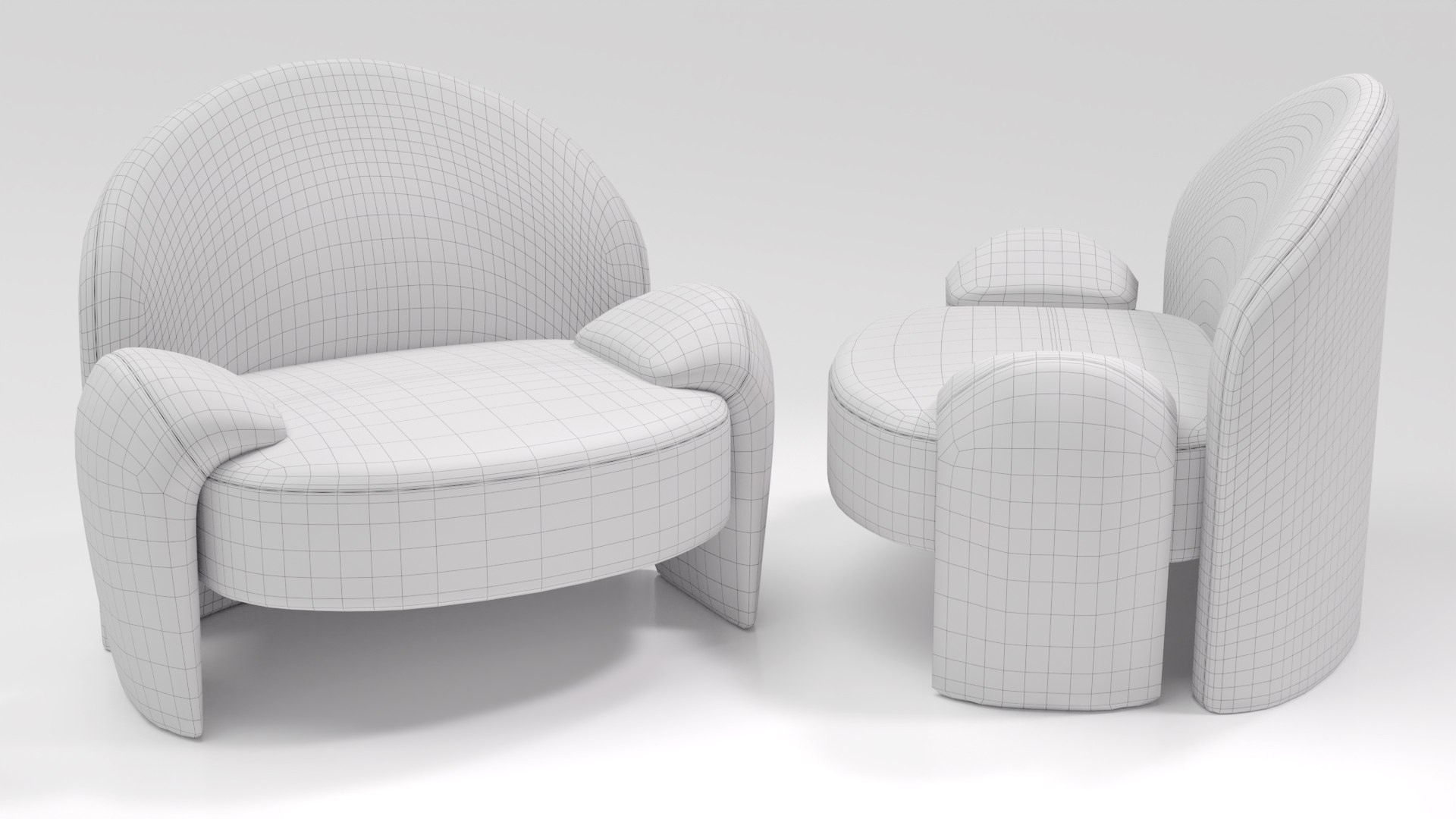 3D Model AMA Armchair By Paolo Castelli - TurboSquid 2018212