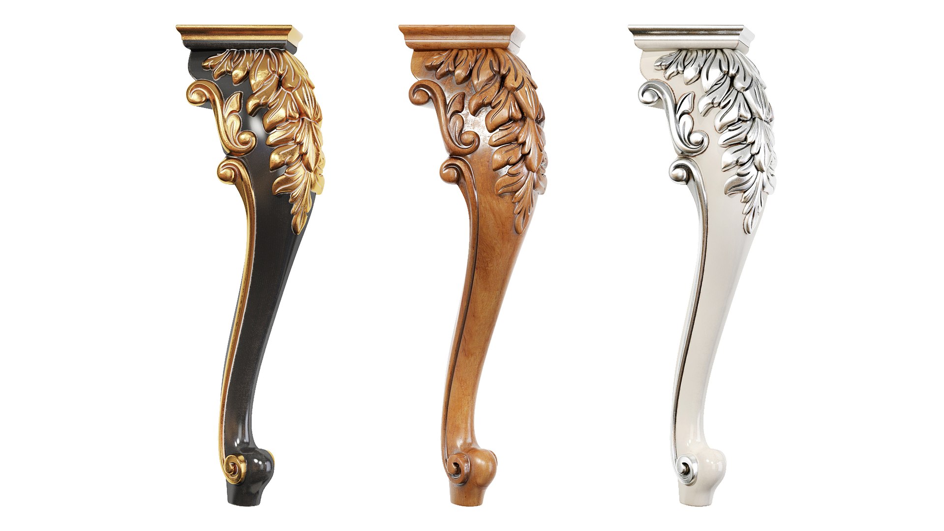 3D Model Classic Leg 048 - TurboSquid 1987347