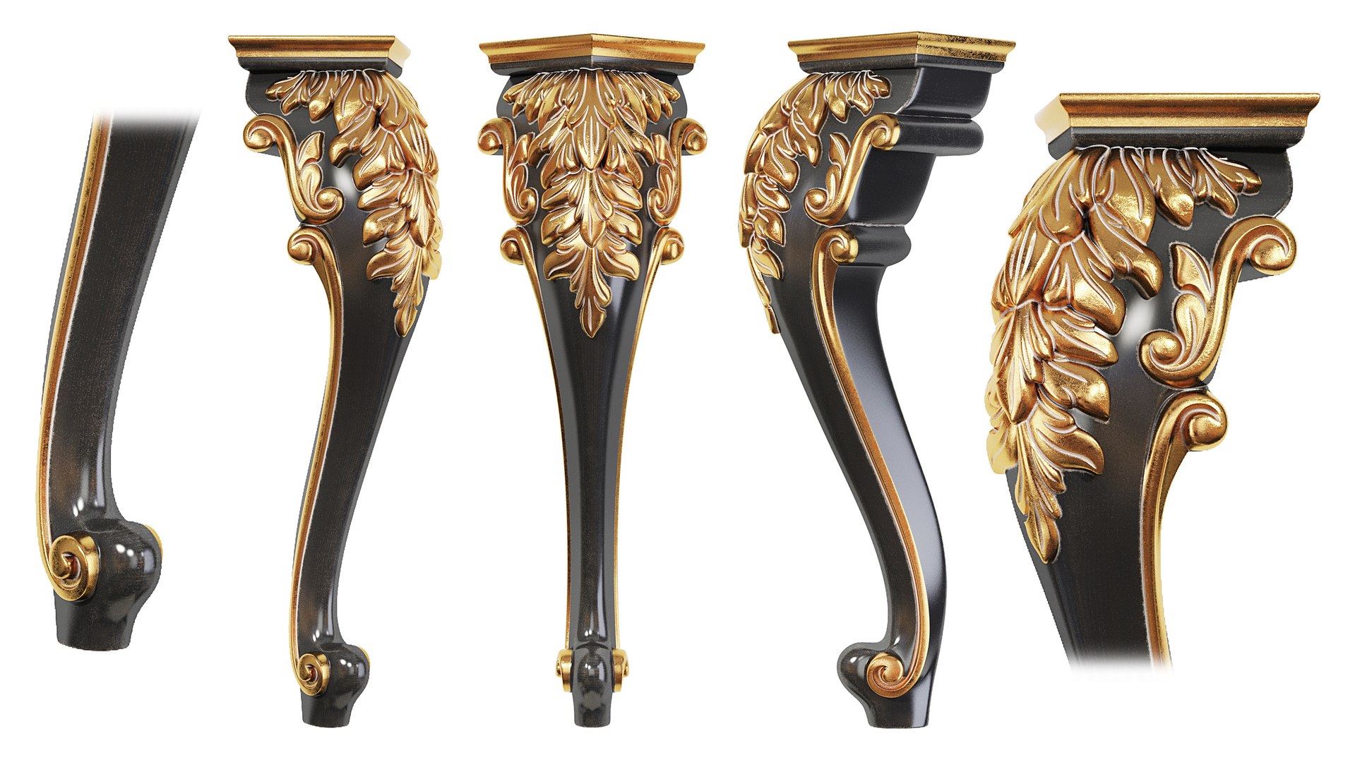 3D Model Classic Leg 048 - TurboSquid 1987347