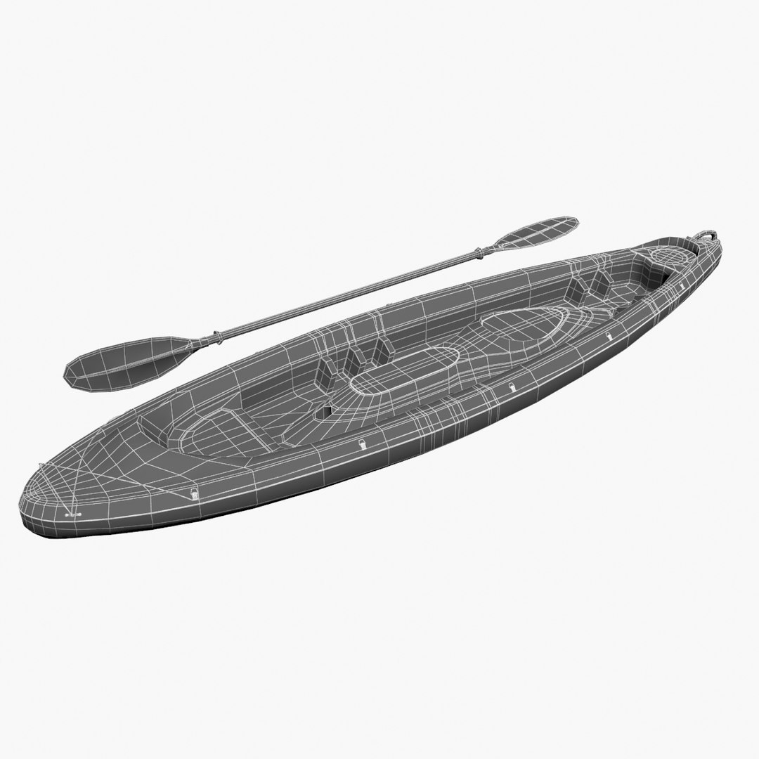 Kayak 3D Model - TurboSquid 1170637
