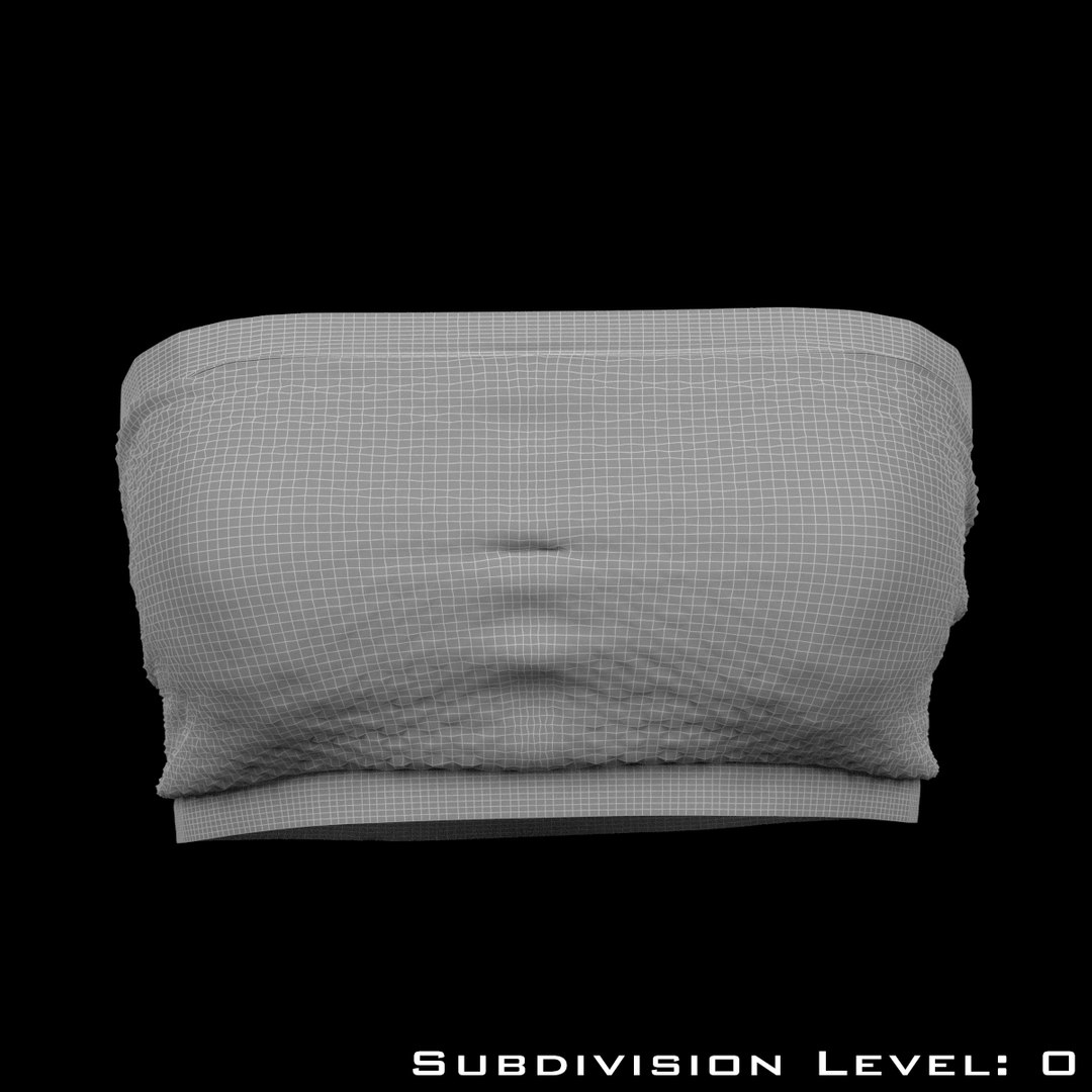 3d Model Of Strapless