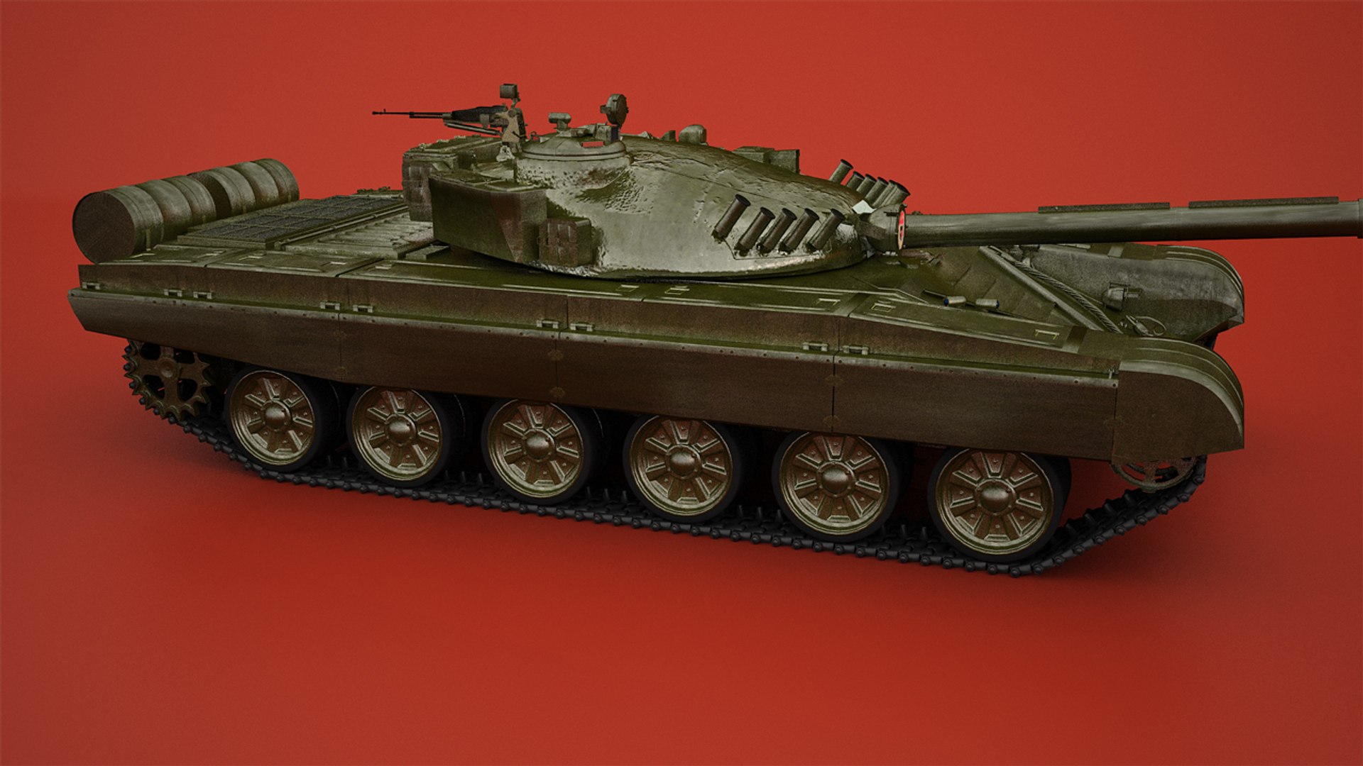 T-72 Tank 3d Max