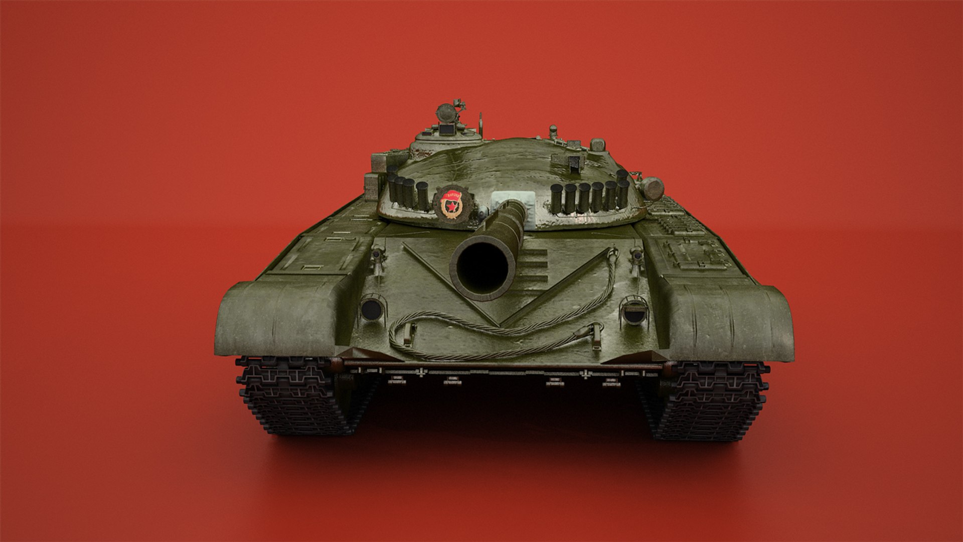 T-72 Tank 3d Max