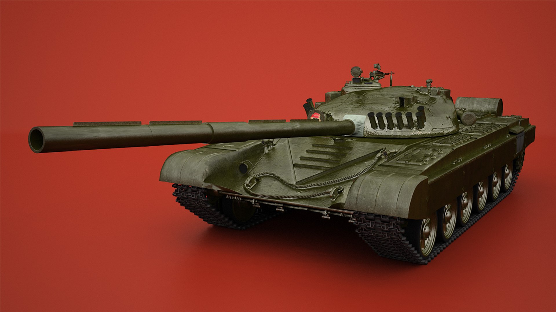 T-72 Tank 3d Max