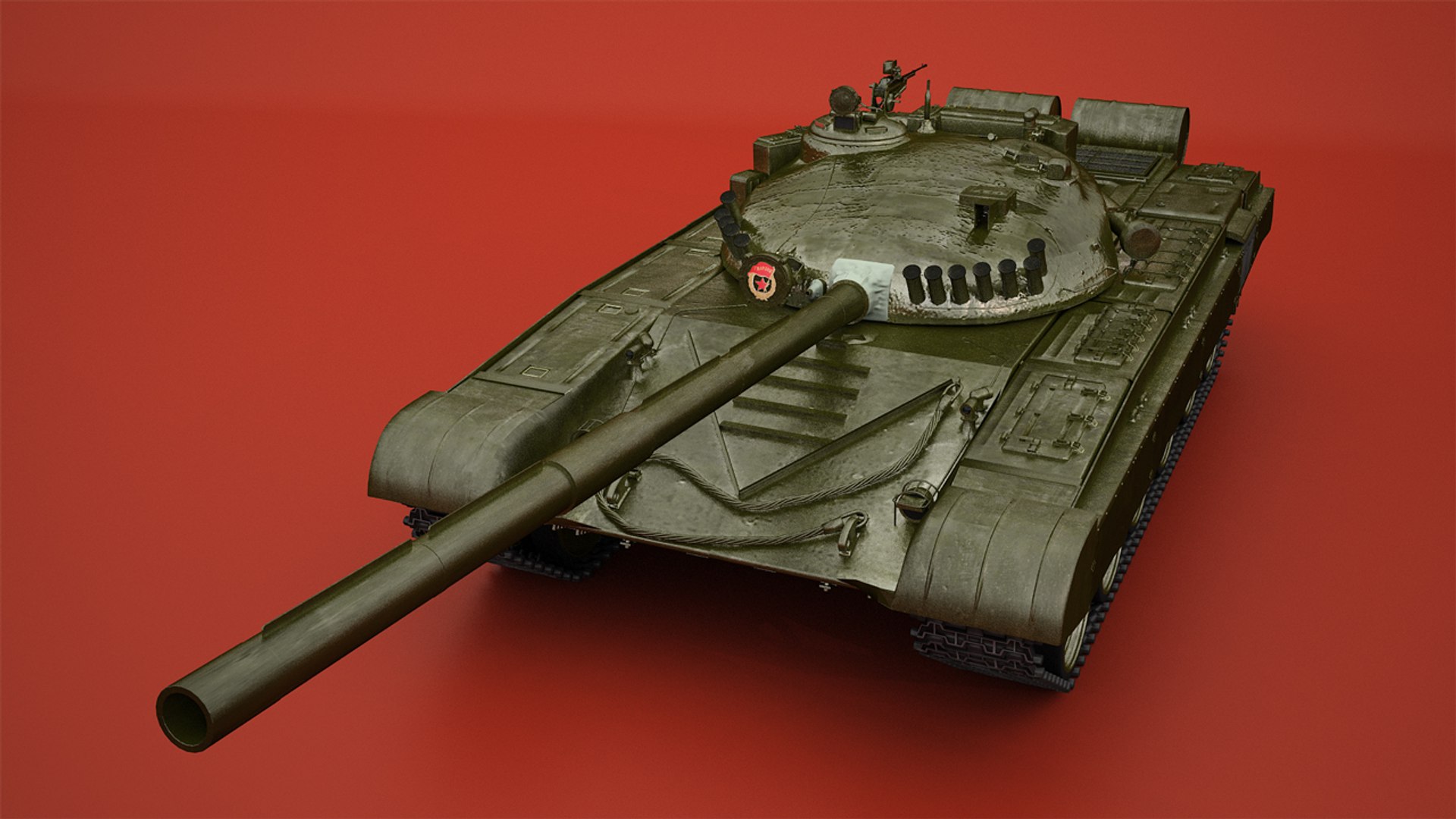 T-72 Tank 3d Max