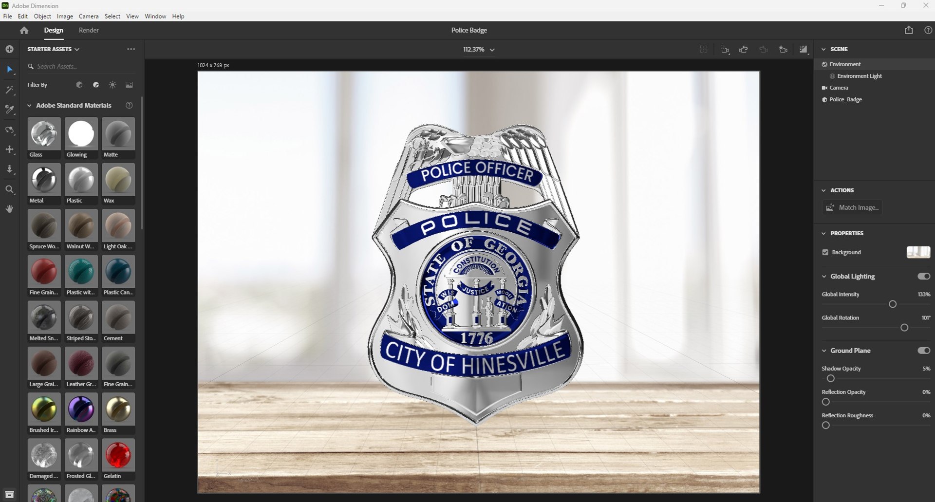 Police Badge 3D Model - TurboSquid 2163498