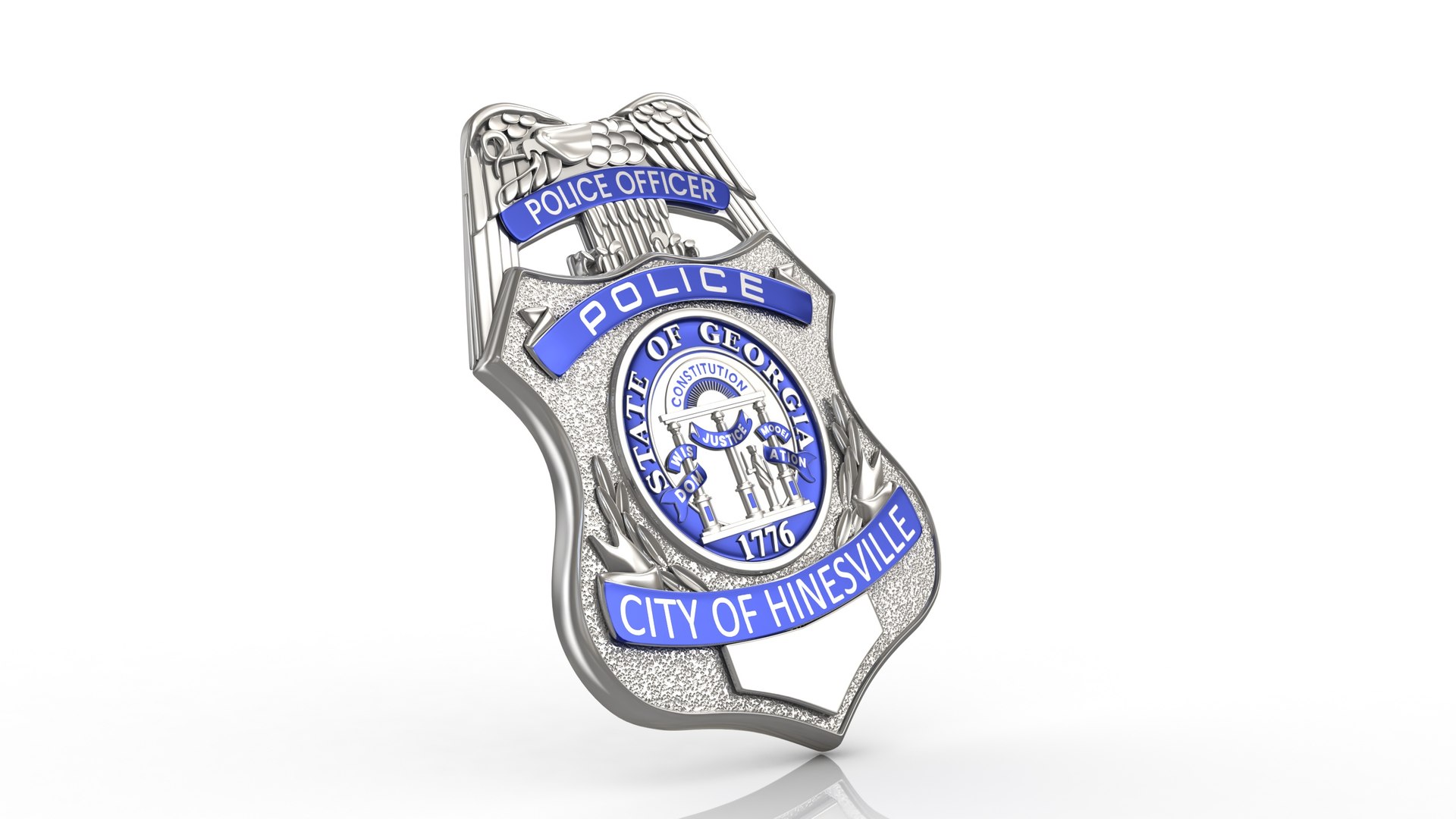 Police Badge 3D Model - TurboSquid 2163498