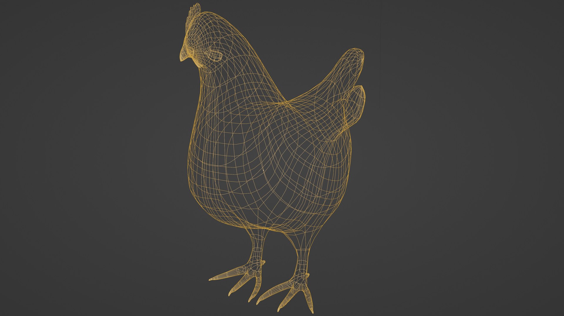 3D HEN OBJ - TurboSquid 2241782
