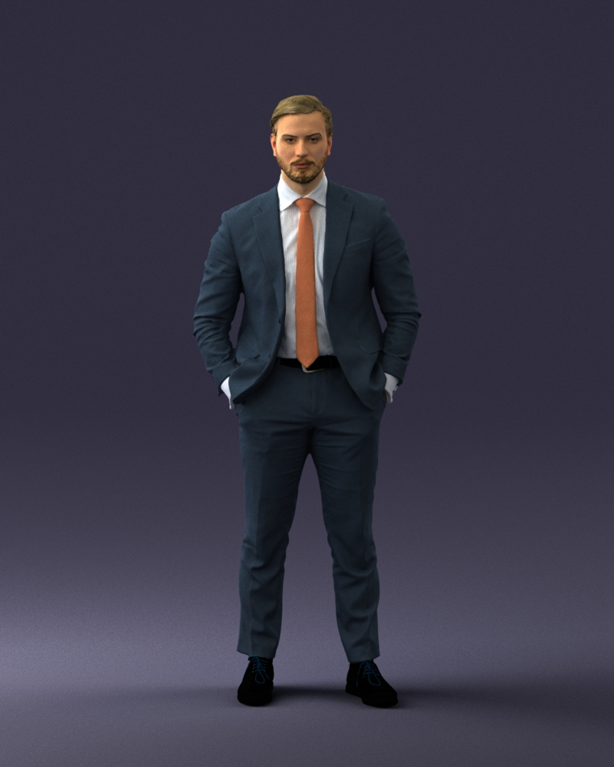 Man Business 3D Model - TurboSquid 1388082