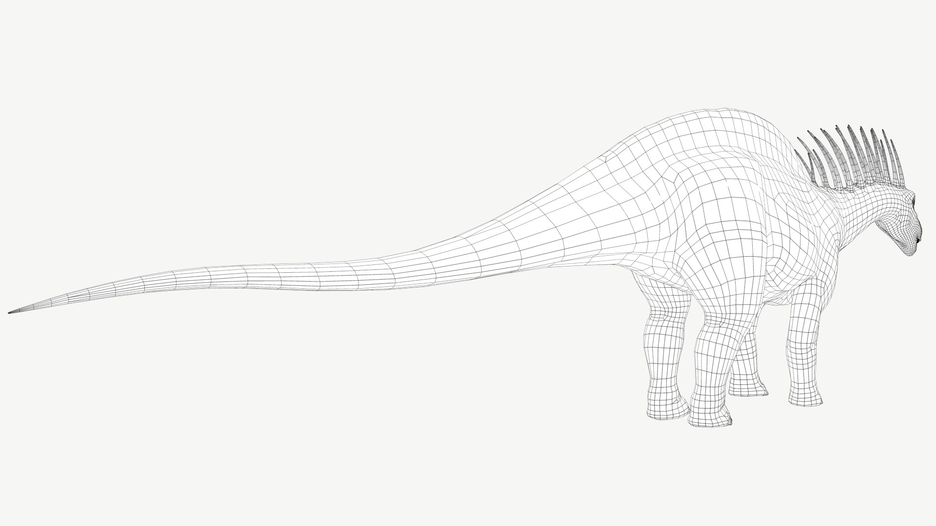 Amargasaurus 3D - TurboSquid 1919560