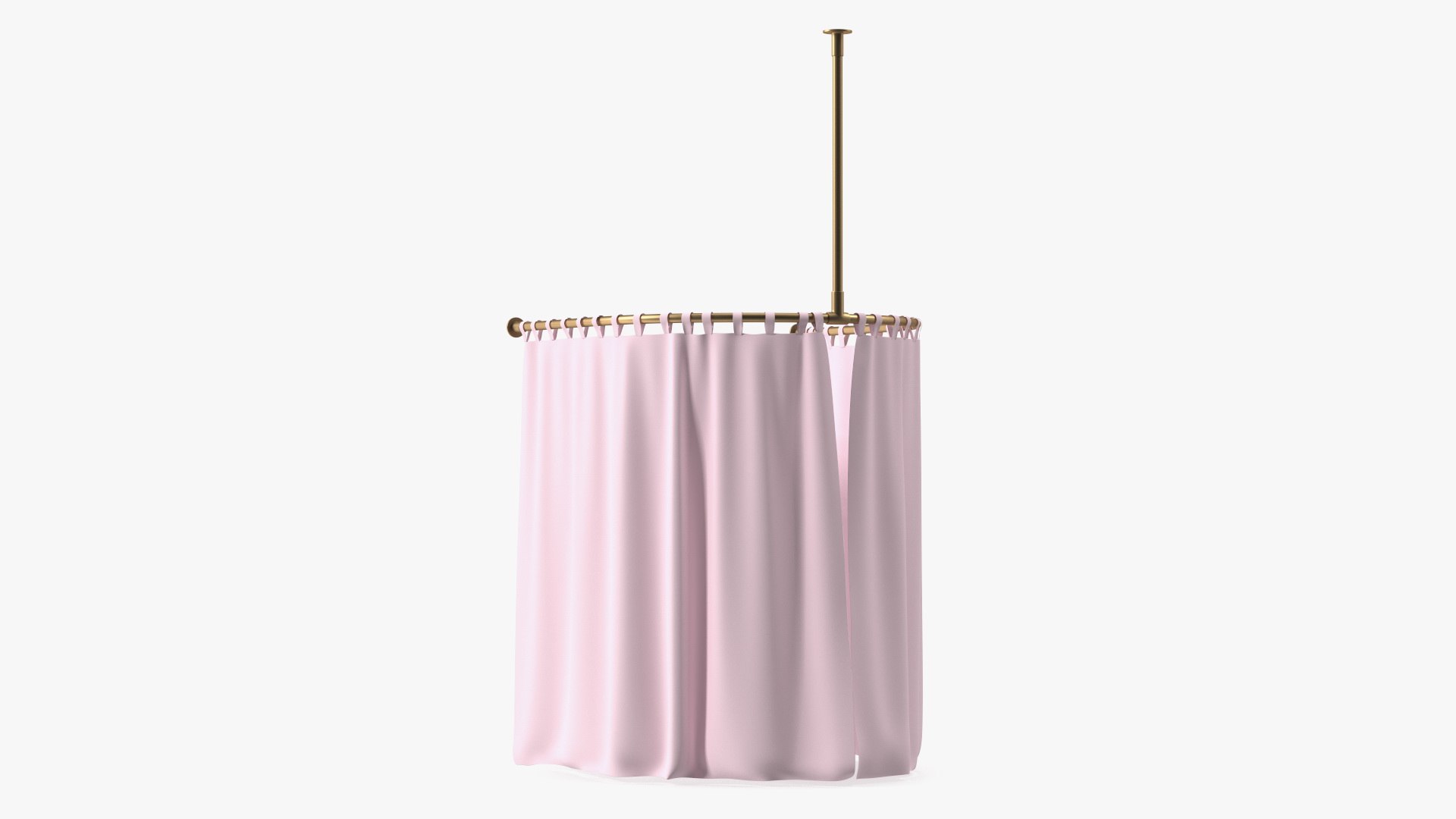 3D Closed Fitting Room Curtain Pink - TurboSquid 2121380