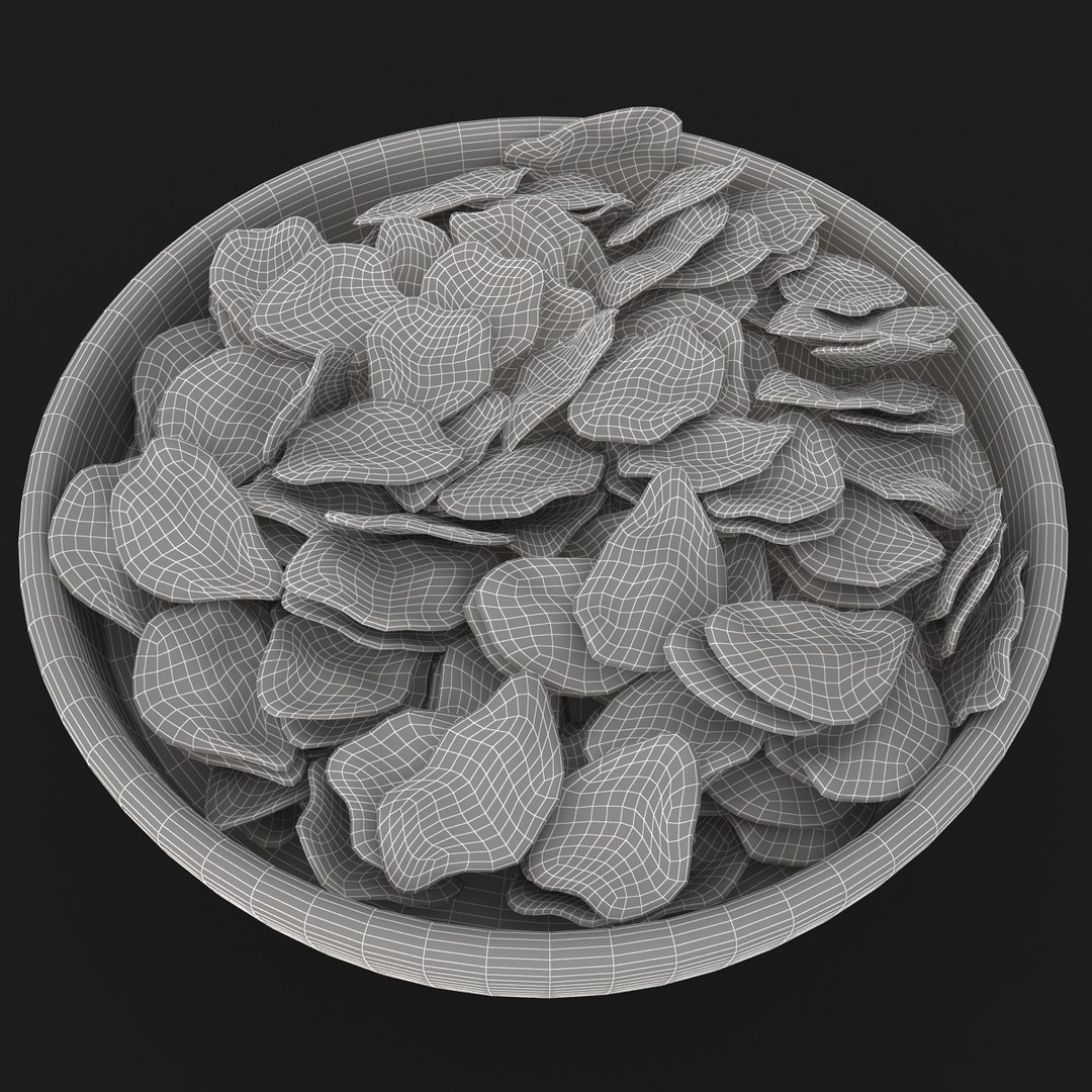 3d Realistic Cereal Model