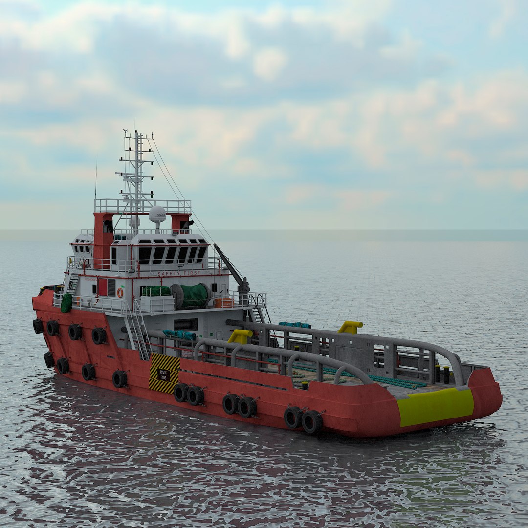 3D Anchor Handling Tug Model | 1147411 | TurboSquid