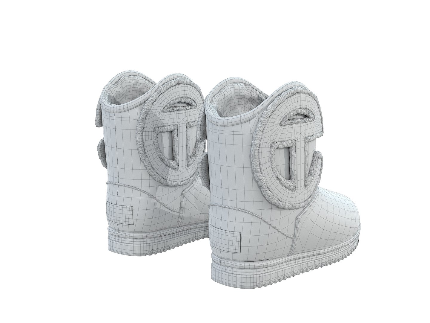 UGG X TELFAR Boots Model - TurboSquid 1914342