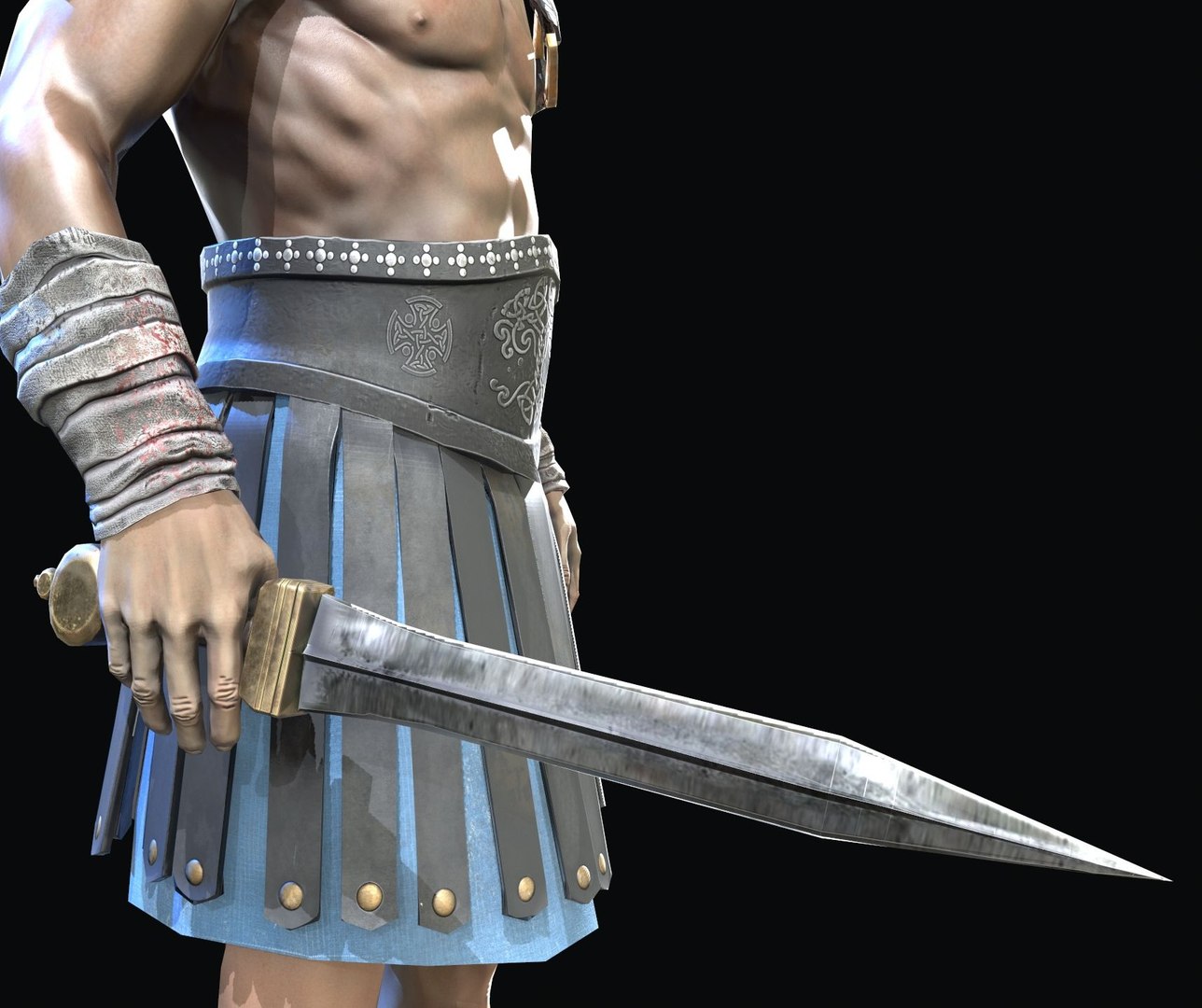 Gladiator 3D model - TurboSquid 2013288