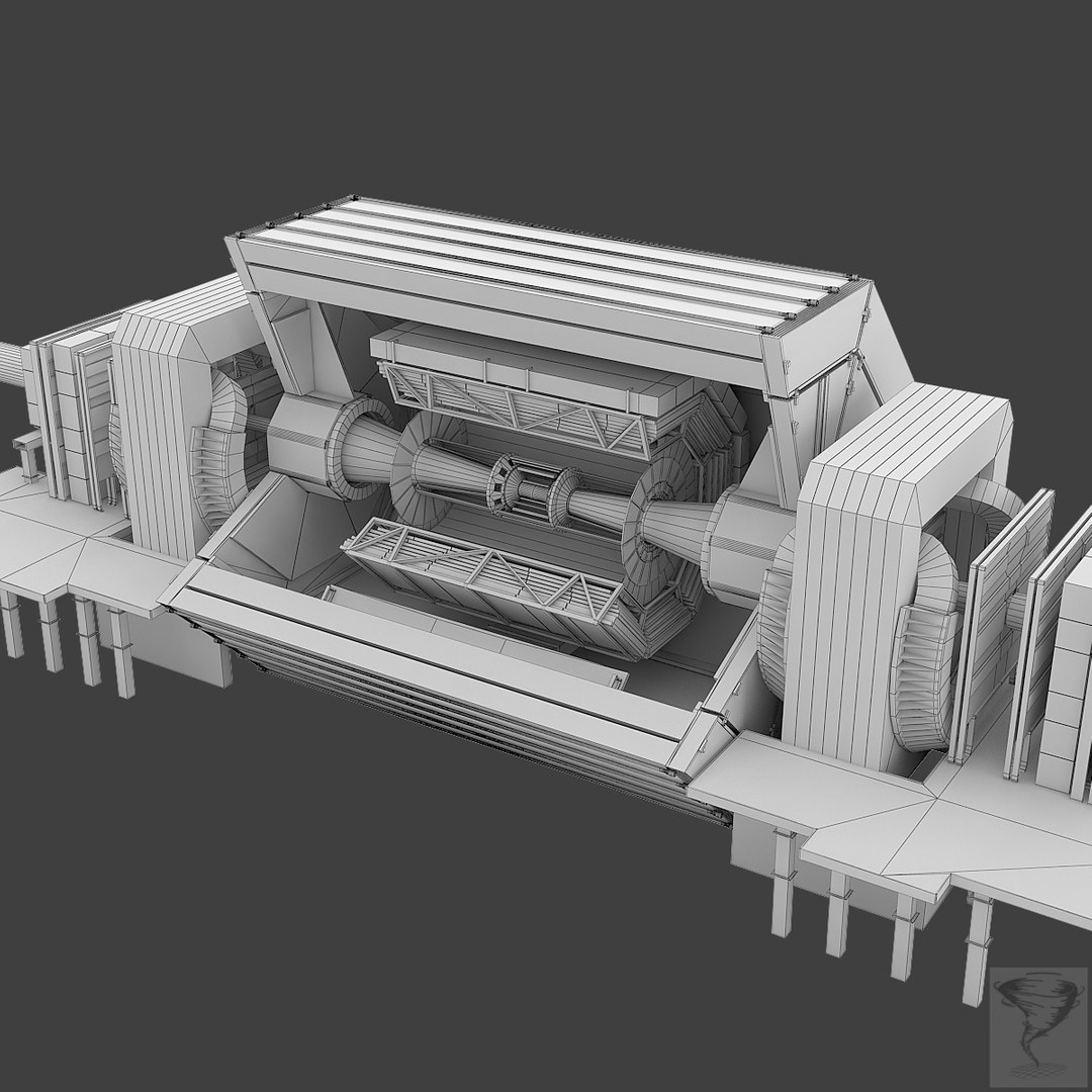 3dsmax Large Hadron Collider