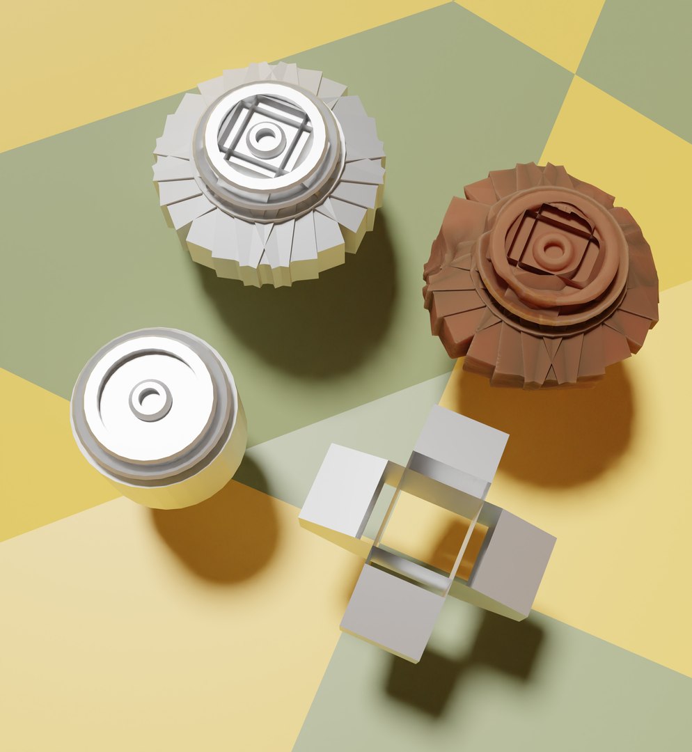 Metal Spare Parts 3D - TurboSquid 2002419