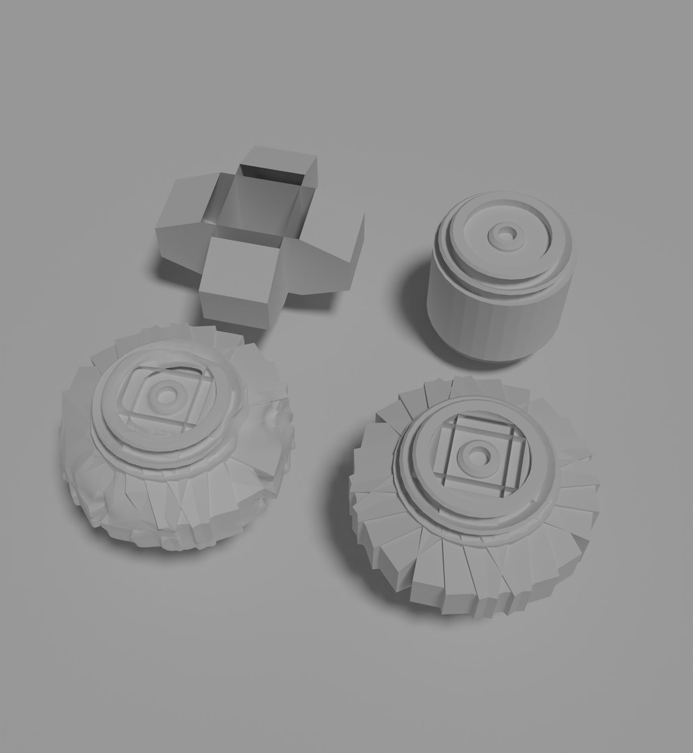 Metal Spare Parts 3D - TurboSquid 2002419