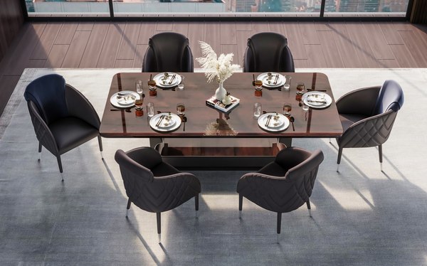 Dining Room Interior ID 001 model - TurboSquid 1782129