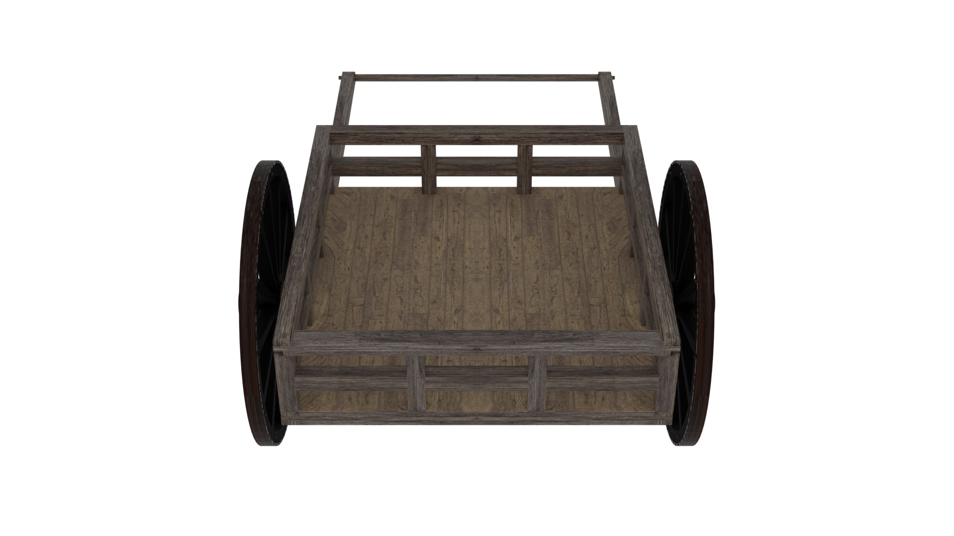 3D Mormon Handcart - TurboSquid 2099208