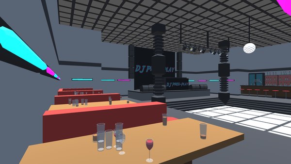 Night club 3D model - TurboSquid 1684412