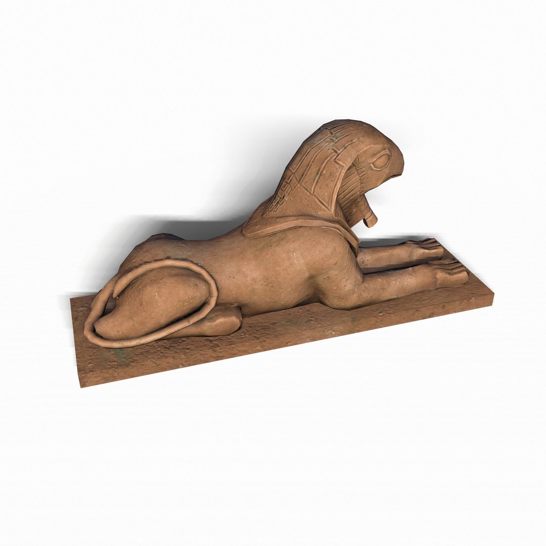 Statue Horus Sphinx Model - TurboSquid 1415170