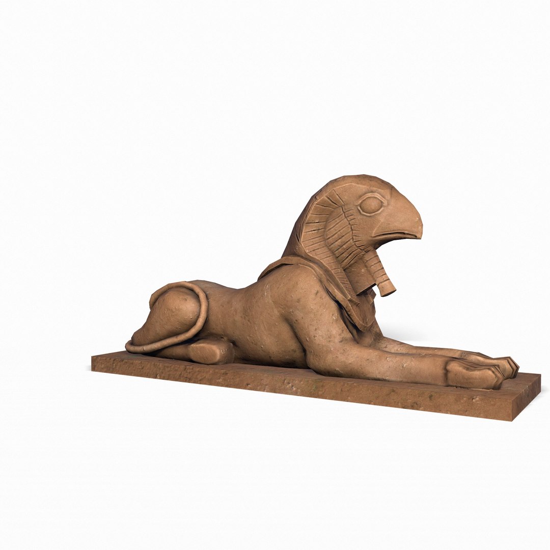 Statue Horus Sphinx Model - TurboSquid 1415170