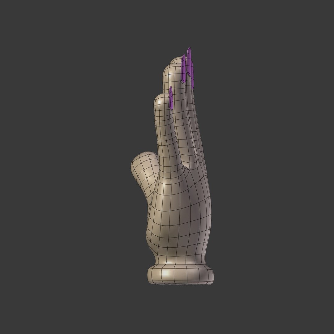 3D cartoon hand model - TurboSquid 1428683