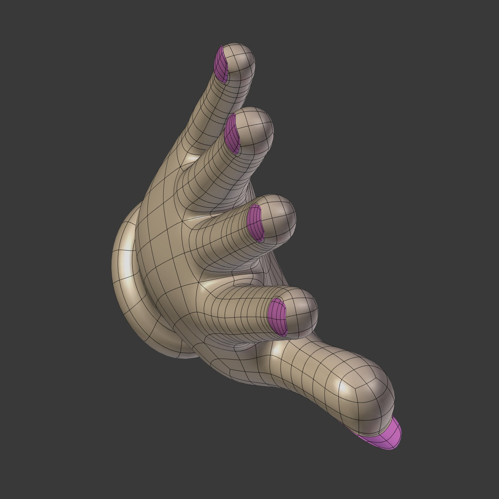 3D cartoon hand model - TurboSquid 1428683