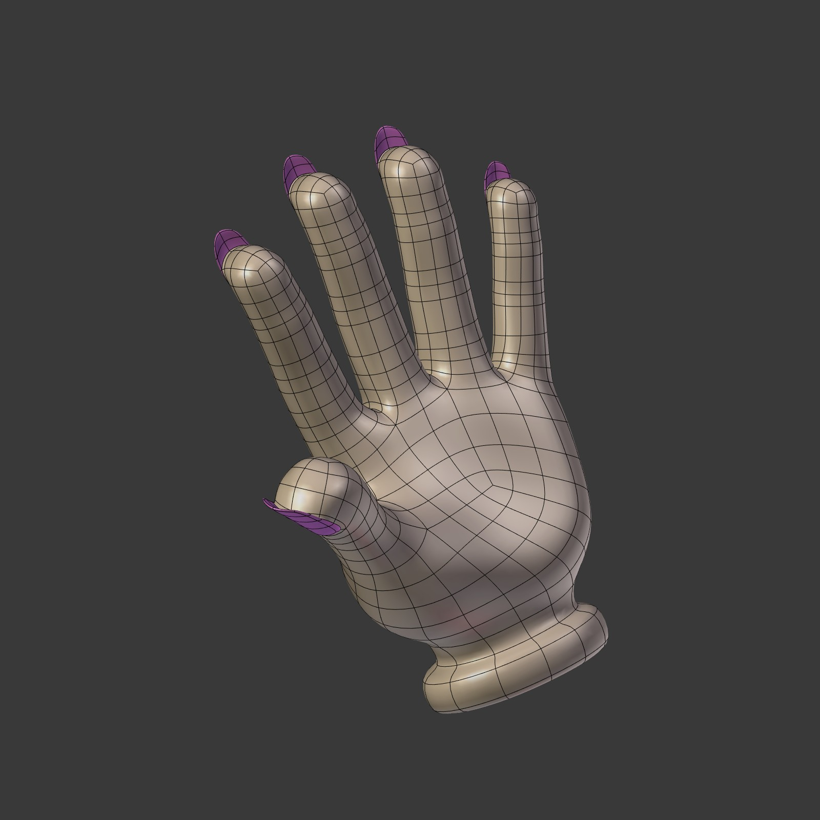 3D cartoon hand model - TurboSquid 1428683