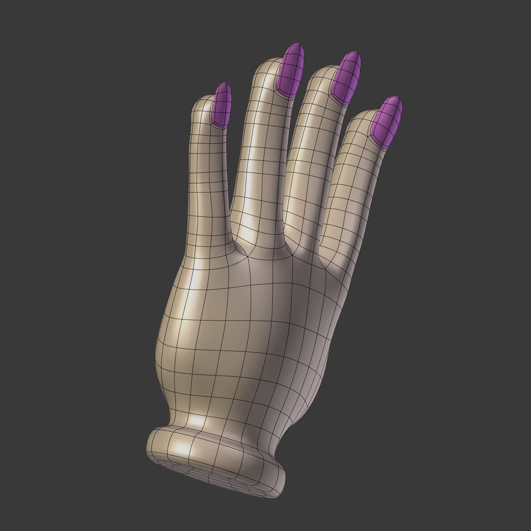 3D cartoon hand model - TurboSquid 1428683