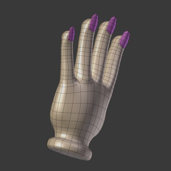 3D cartoon hand model - TurboSquid 1428683