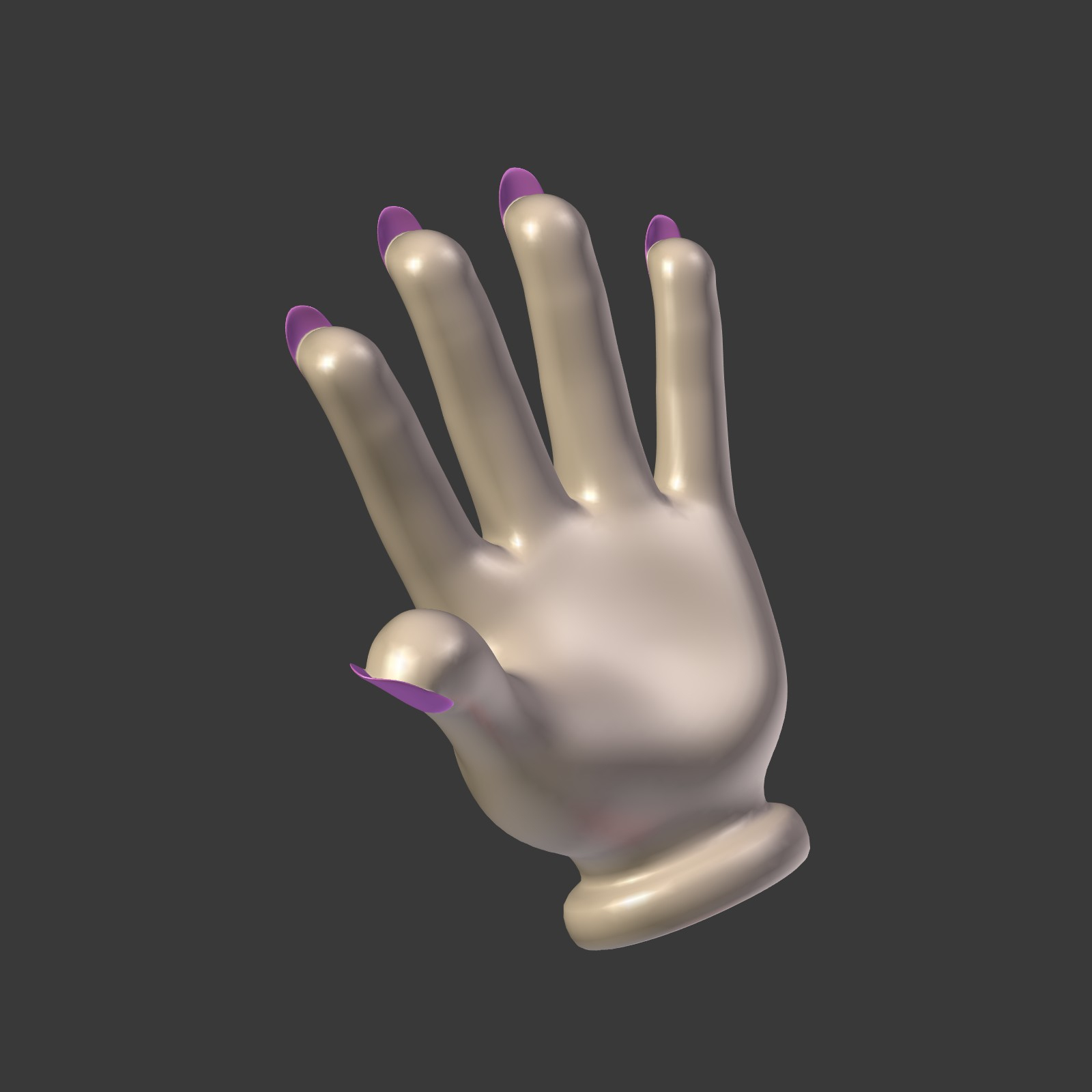 3D cartoon hand model - TurboSquid 1428683