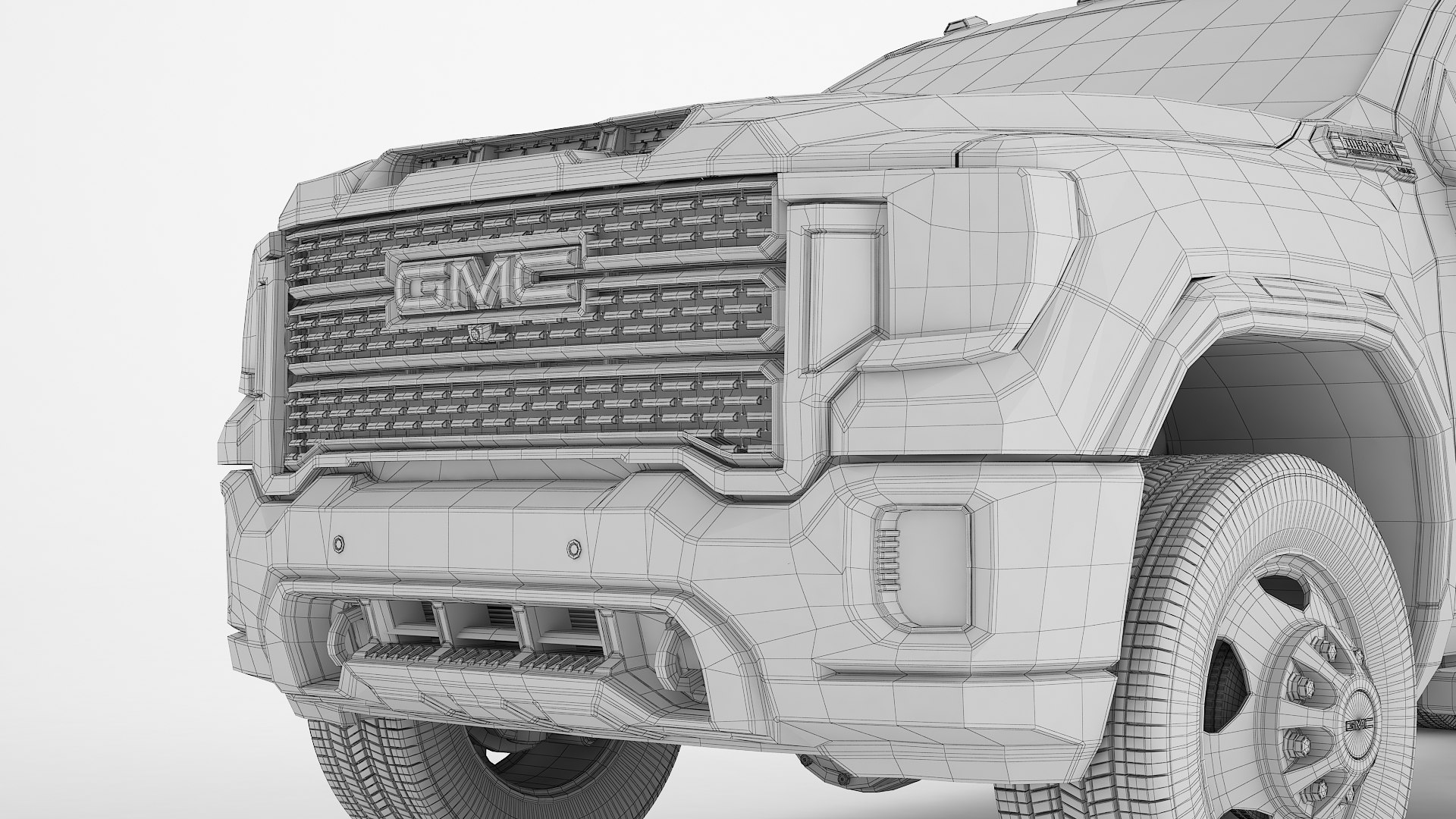3D GMC SIERRA HD DENALI 2020 Chassis 03 model - TurboSquid 2001500