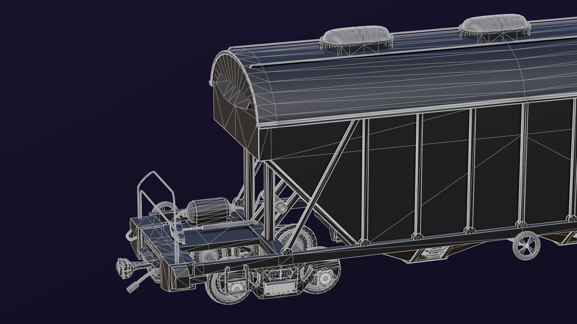 Hopper Wagon Of Russian Railways 3D Model - TurboSquid 1858584