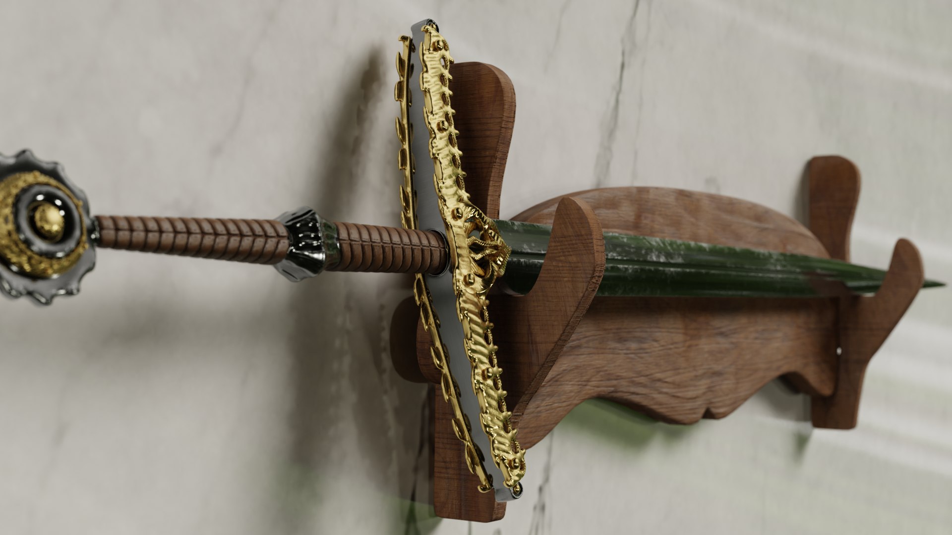3D Highly Detailed Sword Model - TurboSquid 1735997