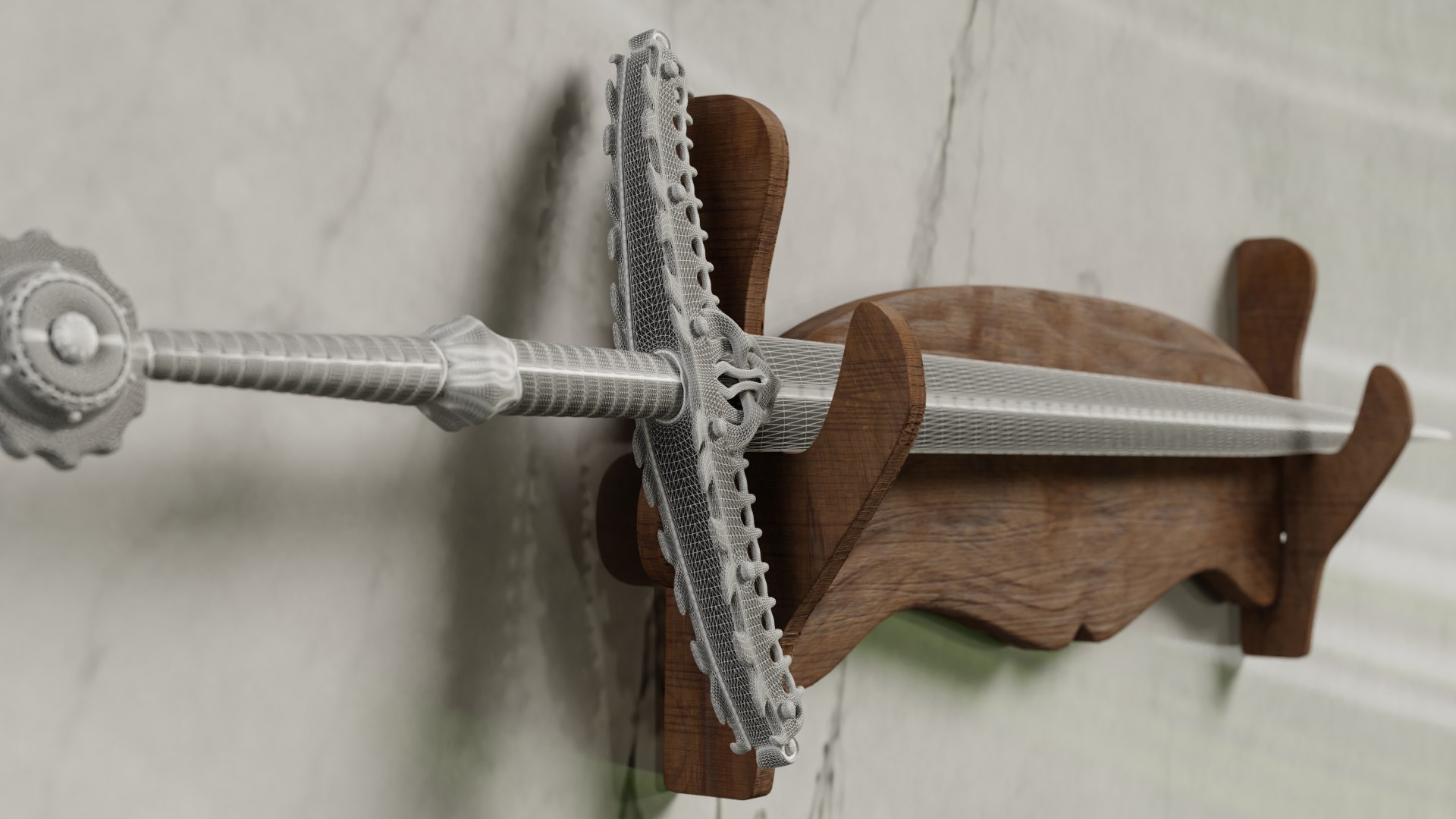 3D Highly Detailed Sword Model - TurboSquid 1735997