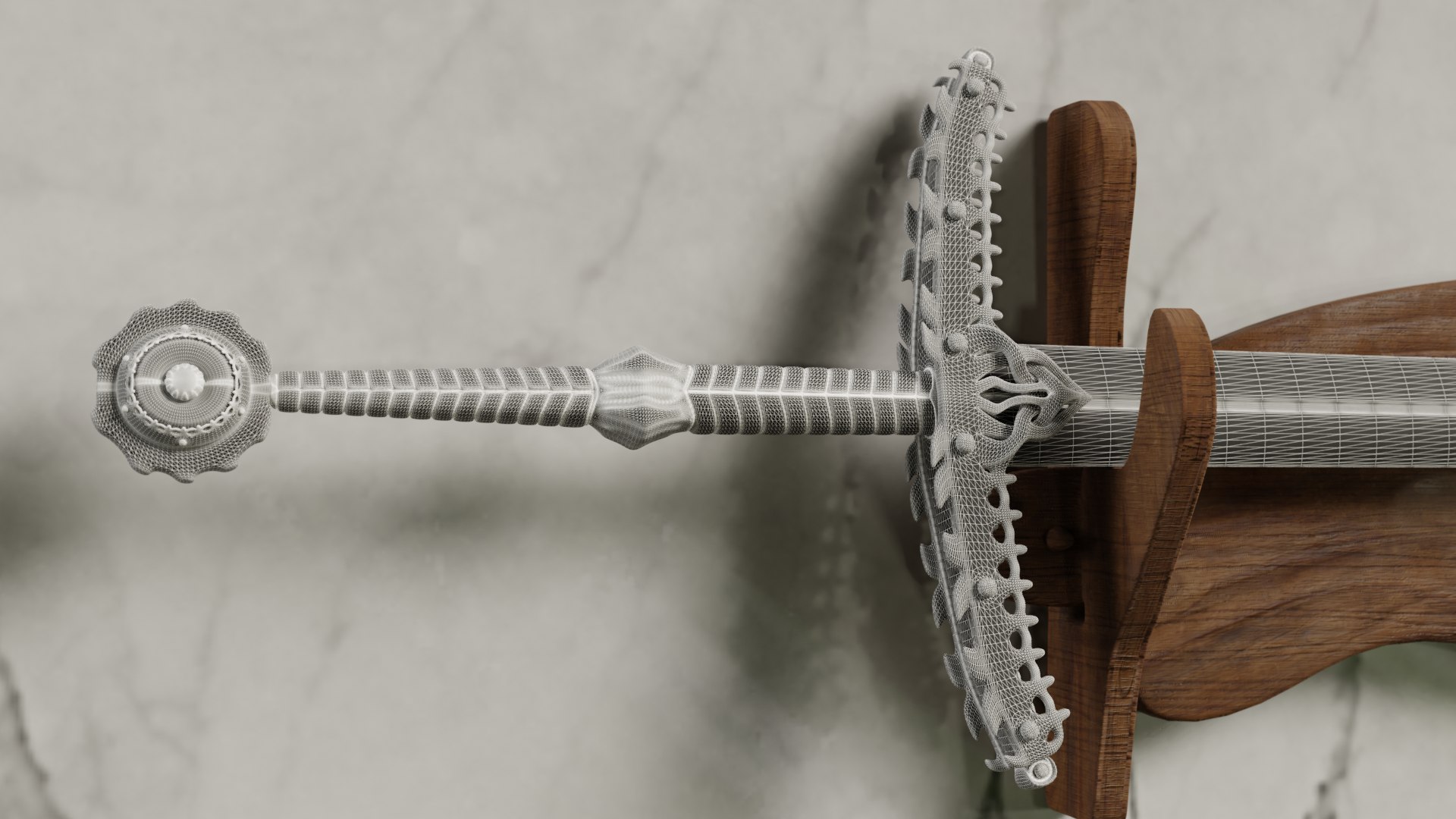3D Highly Detailed Sword Model - TurboSquid 1735997